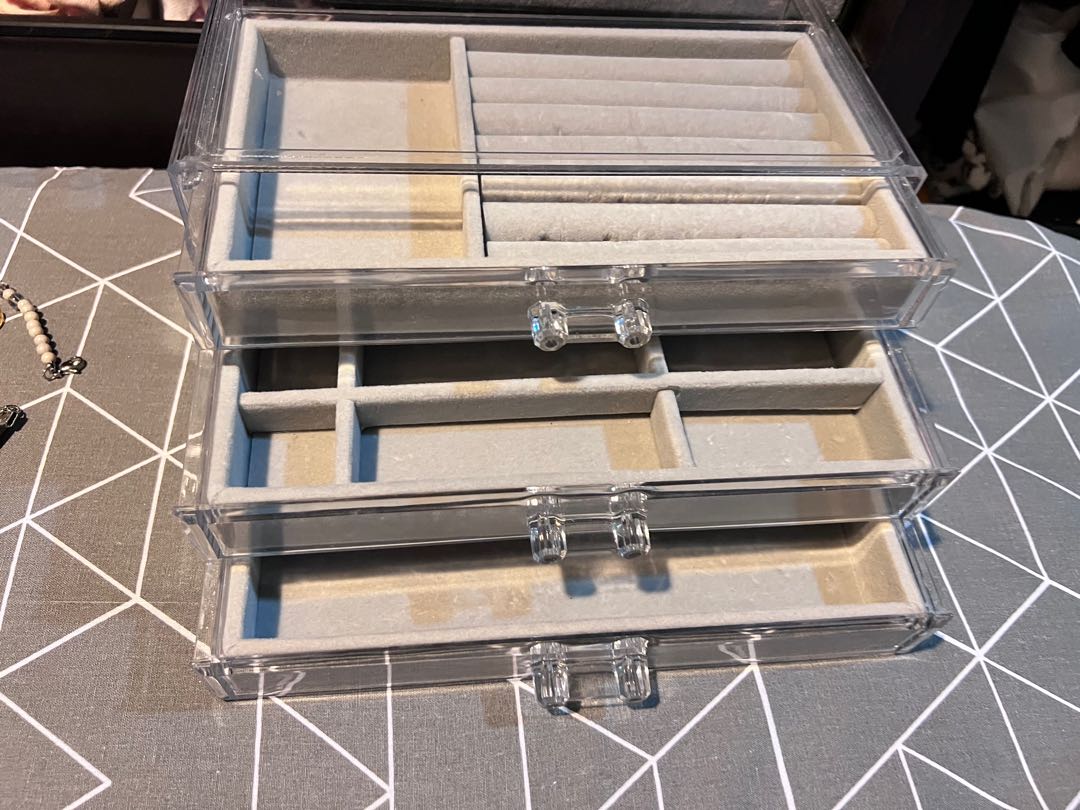 3 tier box, Women's Fashion, Jewelry & Organisers, Accessory holder ...