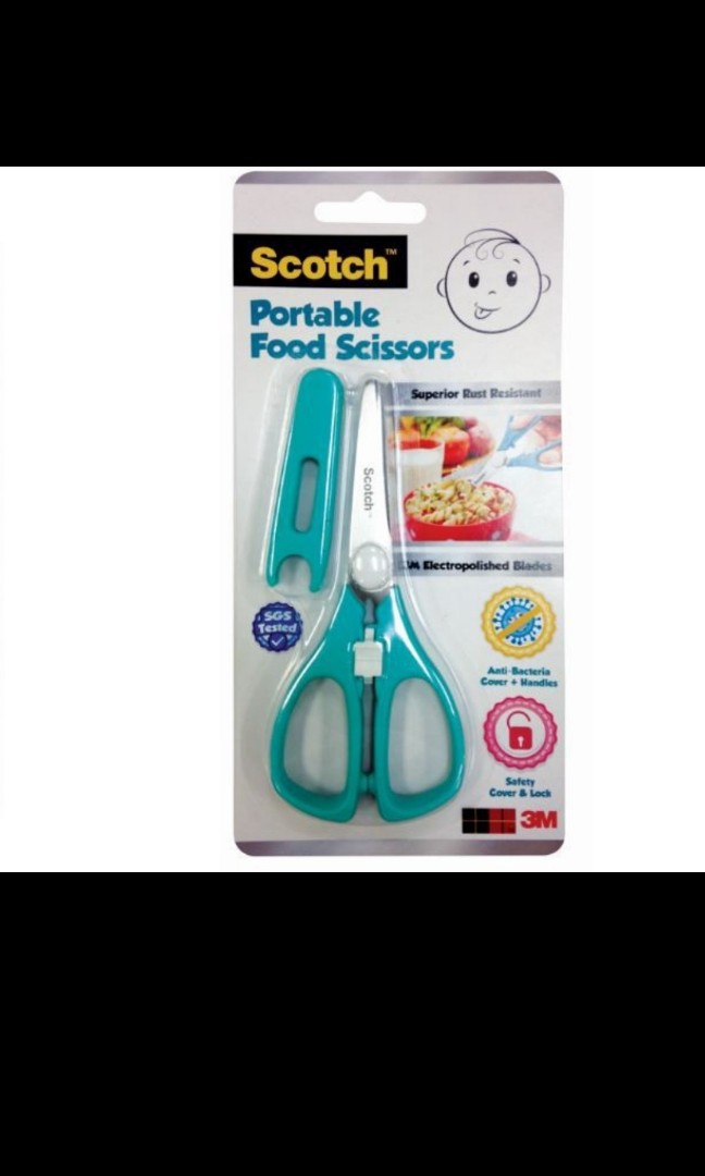3M Scotch Baby Food Scissors, Babies & Kids, Nursing & Feeding, Weaning ...