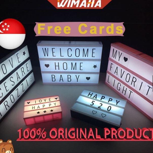 A4A5A6 Lightbox Led Box Alphabet Light Message Box Light Box Letters ...