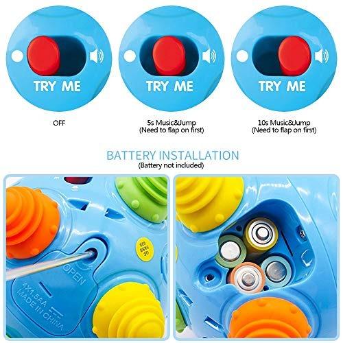 Baby Music Shake Dancing Ball Toy, BPA Free Bouncing Sensory ...