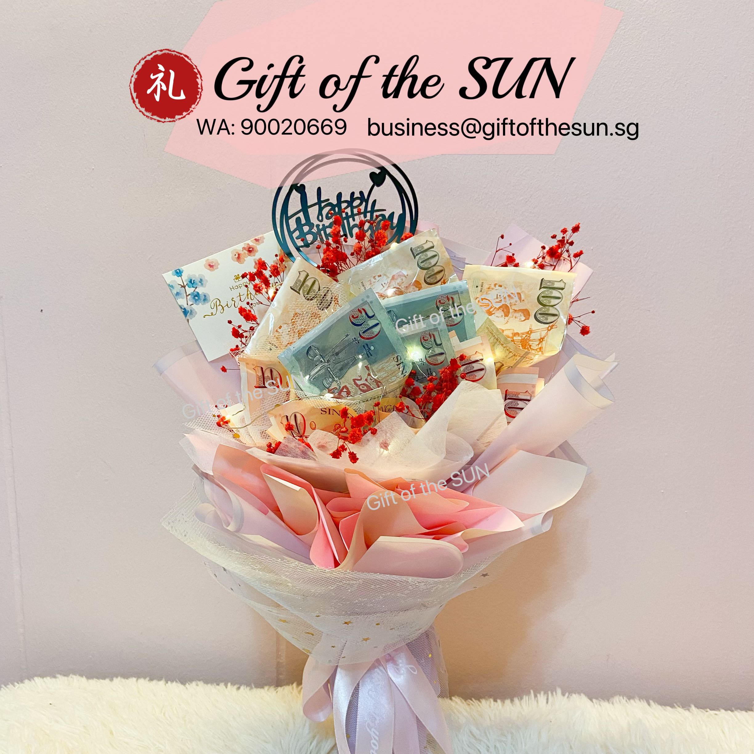 Birthday Money bouquet Flower / Cash Bouquet / Money Flower / Gift ...