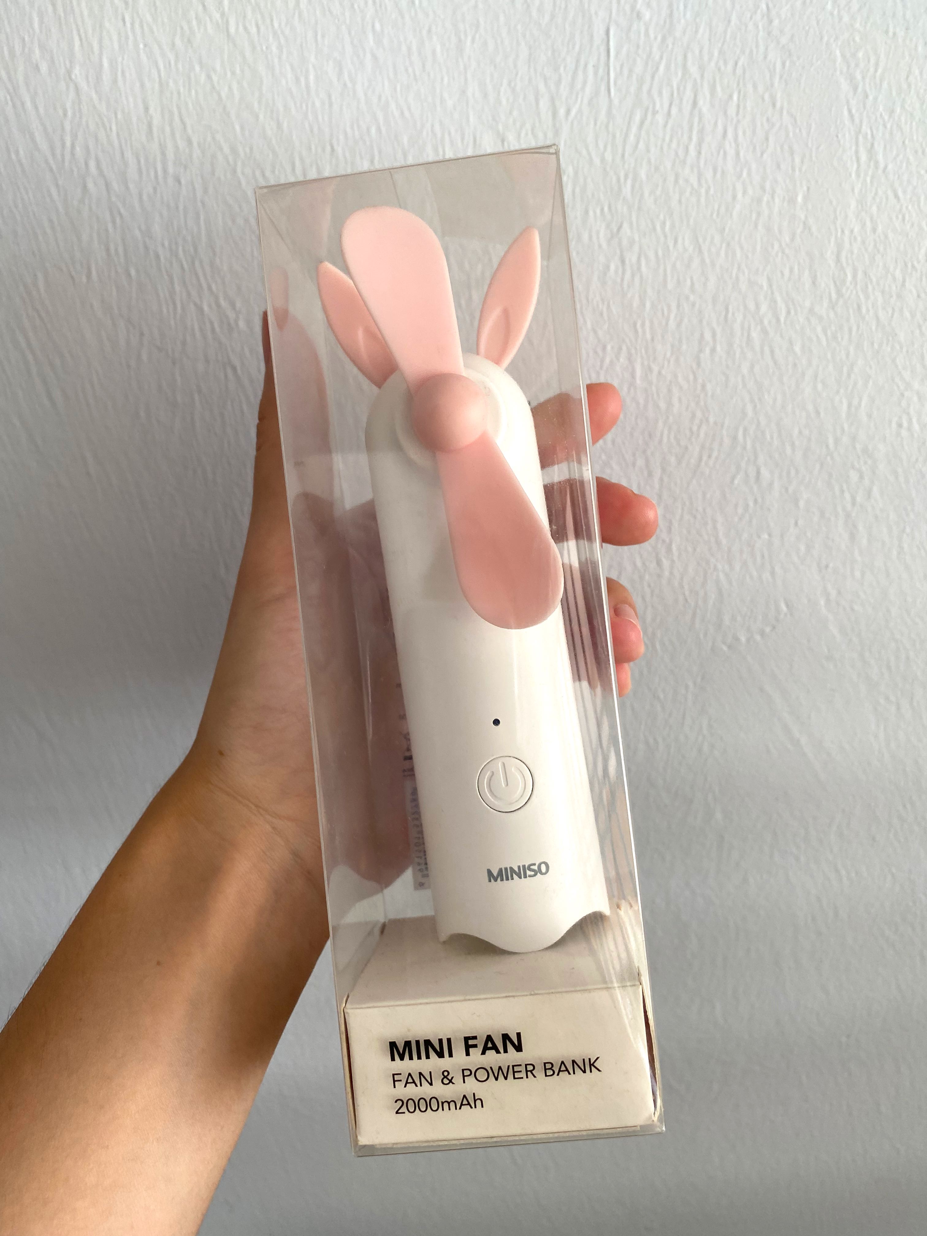 BN Miniso Portable Fan & Power Bank, Furniture & Home Living, Lighting ...