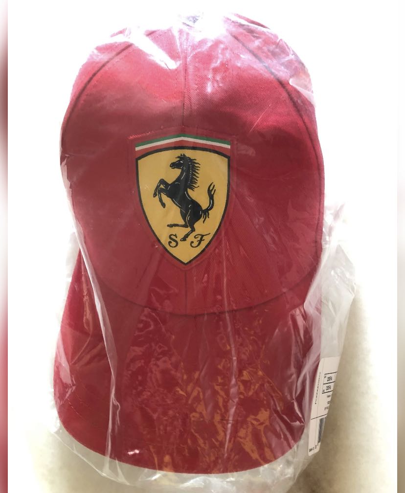 BNWT F1 Ferrari Shell Cap, Men's Fashion, Watches & Accessories, Caps ...