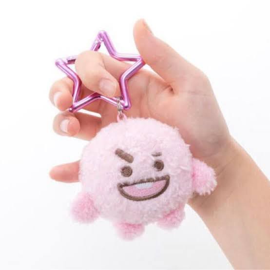 BT21 Pink Shooky Japan Exclusive Plush Keyring 2021, Hobbies & Toys ...
