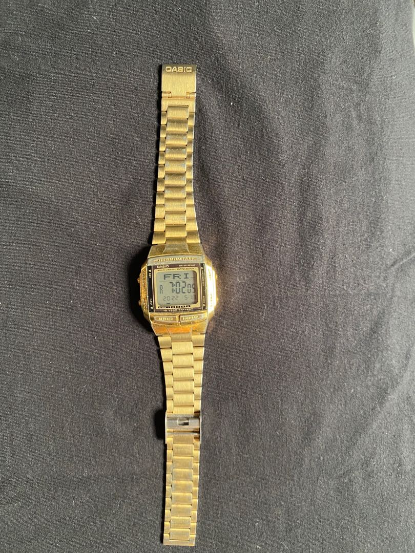 Casio Gold Watch Vintage, Women's Fashion, Watches & Accessories ...