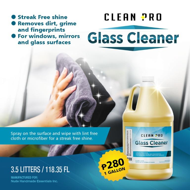 Clean Pro Glass Cleaner, Furniture & Home Living, Cleaning & Homecare ...