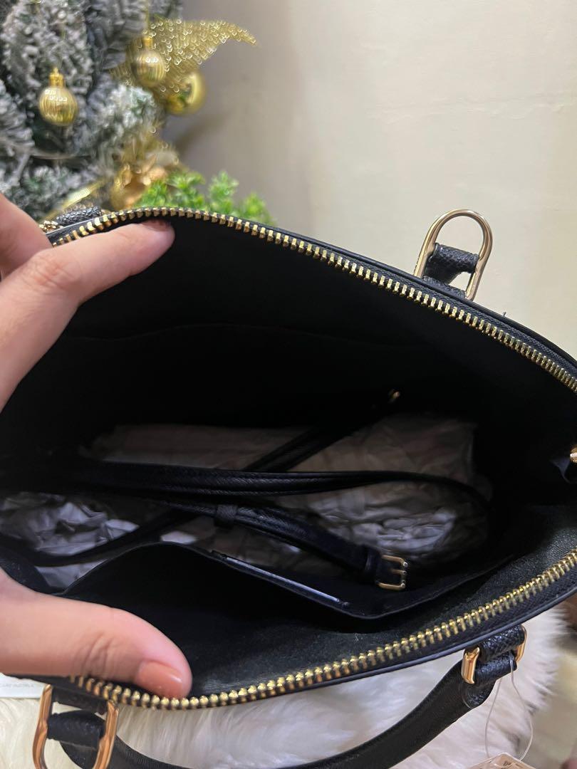 Coach F27590 Large Sierra domed satchel/Black, Luxury, Bags & Wallets ...