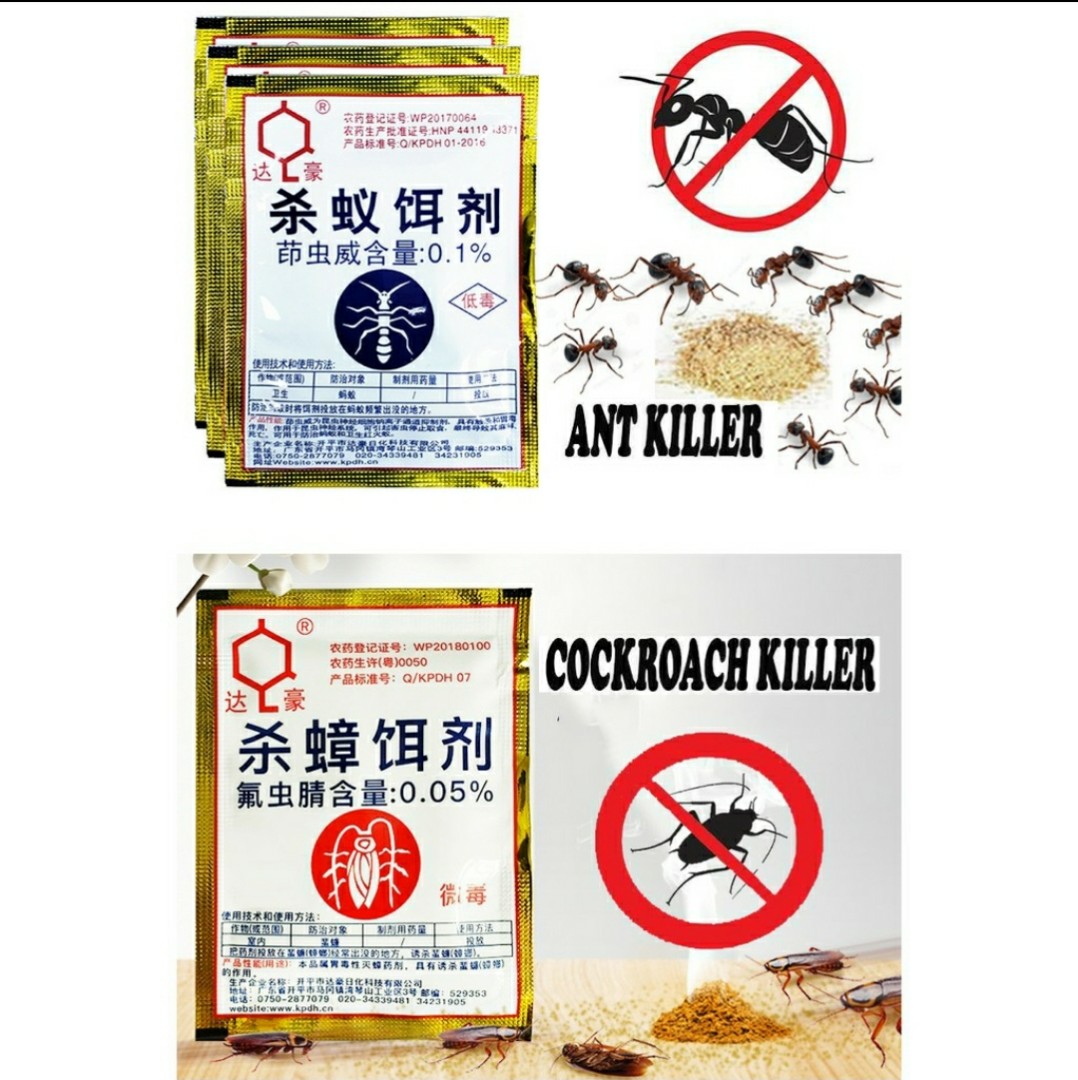 Cockroach and Ant Killing Bait Killer Powder. Pest Control combat ...