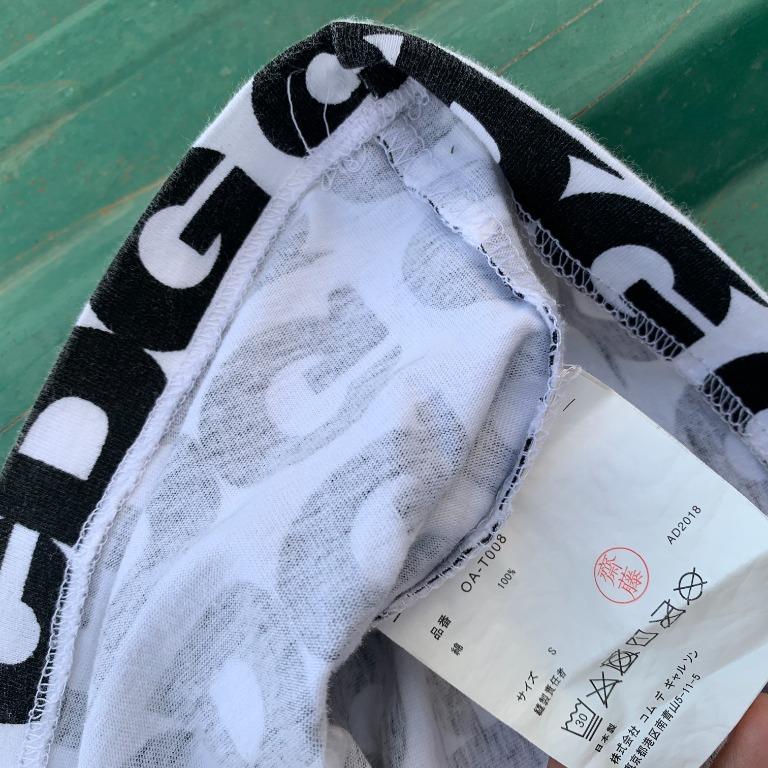 COMME DES GARCONS CDG X ASSC WHITE SHIRT, Luxury, Apparel on Carousell