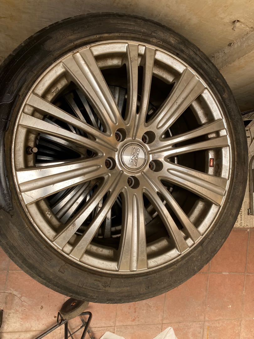 Concept One 18” mags and tires, Car Parts & Accessories, Mags and Tires ...