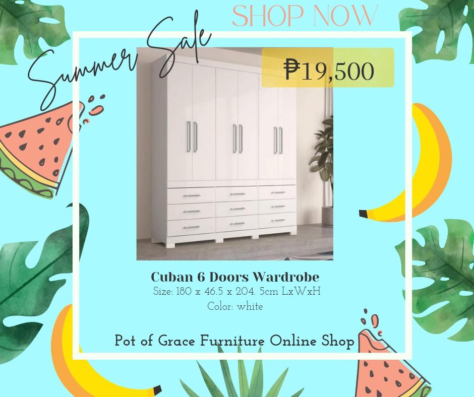 Cuban wardrobe white, Furniture & Home Living, Furniture, Shelves ...