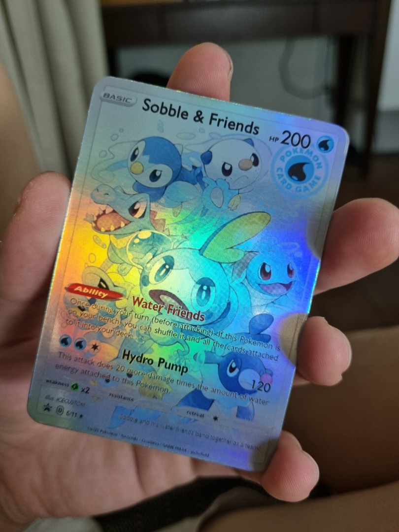 Custom Pokemon Card, Hobbies & Toys, Toys & Games on Carousell