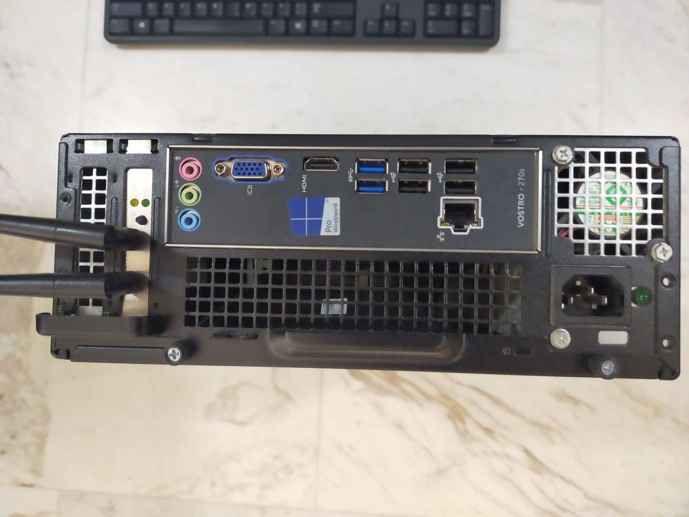 DELL Vostro 270s cpu with Dell 19 inch monitor. Intel i5-3470s @ 2 ...