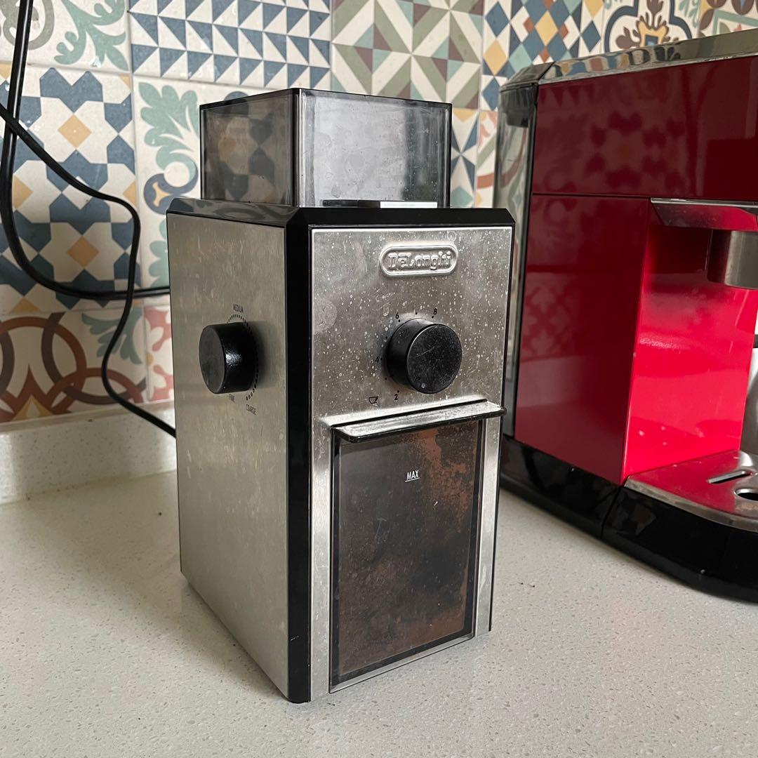 Delonghi Dedica Red and Delonghi Grinder, TV & Home Appliances, Kitchen ...