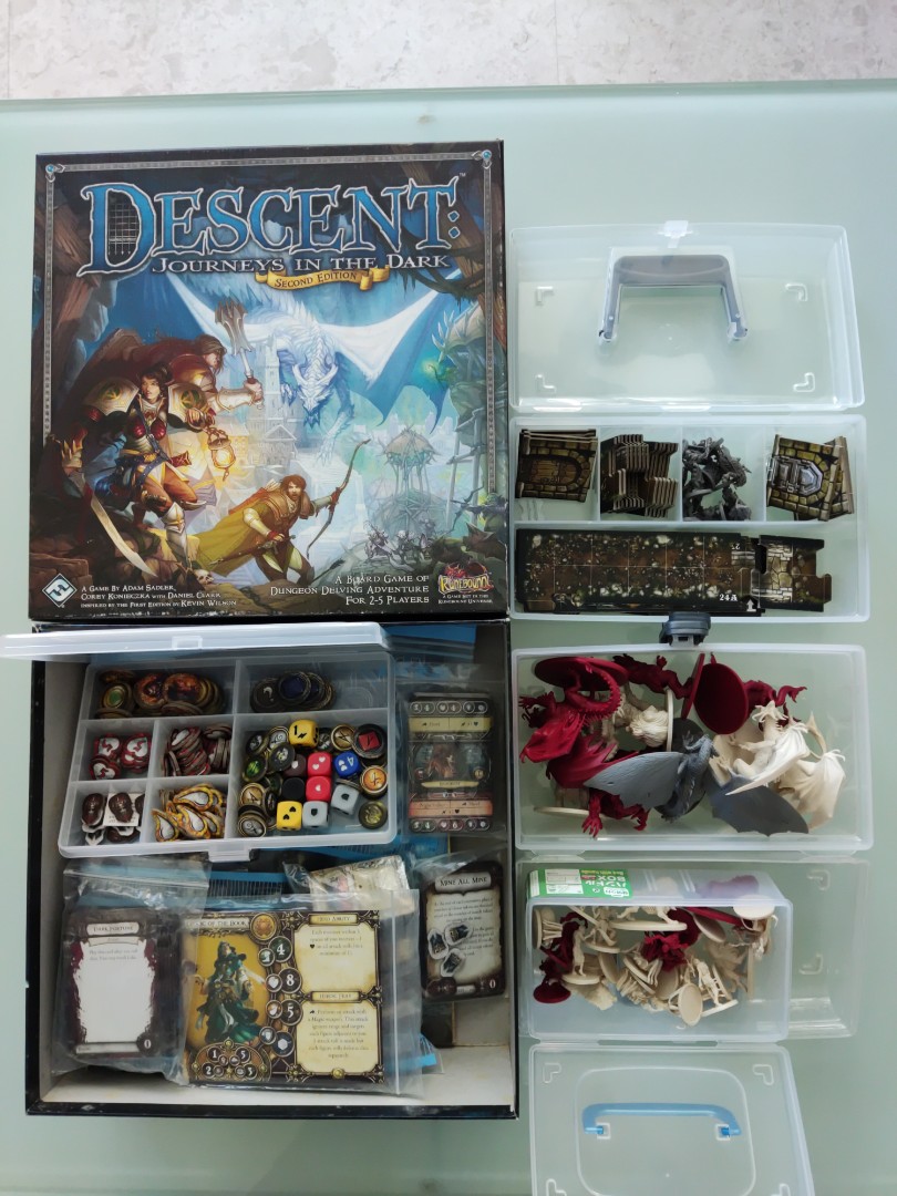Descent 2nd Edition Board Game, Hobbies & Toys, Toys & Games on Carousell