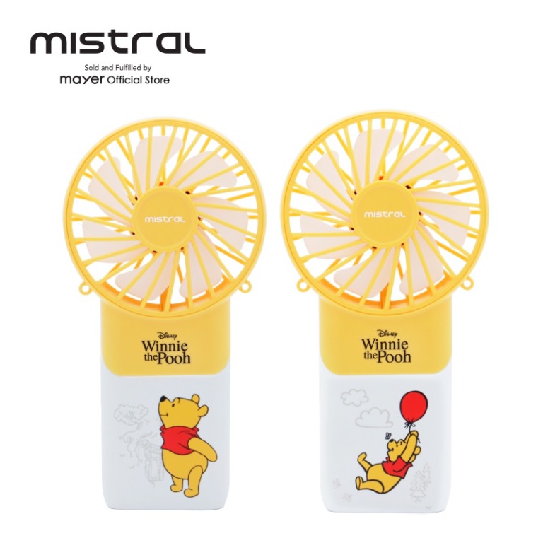 Disney Winnie The Pooh Edition Cool Breeze Rechargeable USB Fan MRF500 ...