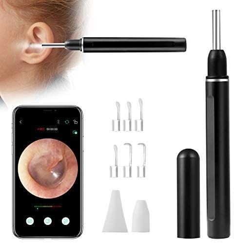 Ear Wax Removal Tools, Smart Visual Ear Cleaning Camera Stick with 3 ...