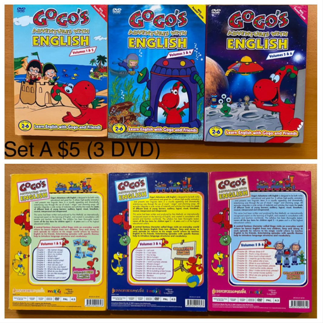 Educational DVD set (for preschoolers), Hobbies & Toys, Music & Media ...