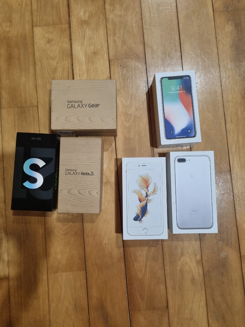 Empty phone boxes, Mobile Phones & Gadgets, Other Gadgets on Carousell