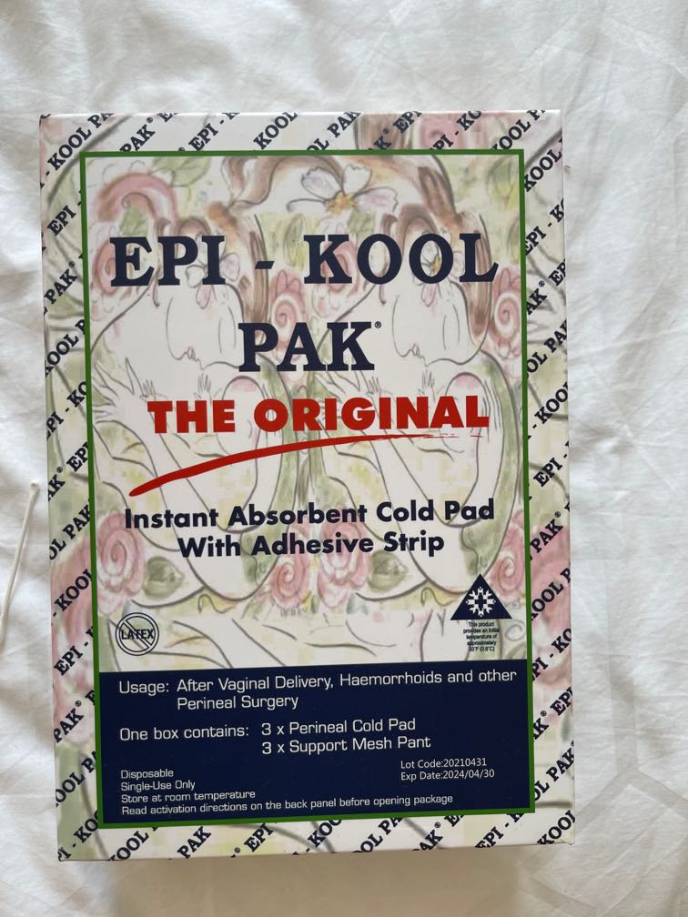 Epi-Kool Pak (2x cold pads), Babies & Kids, Maternity Care on Carousell