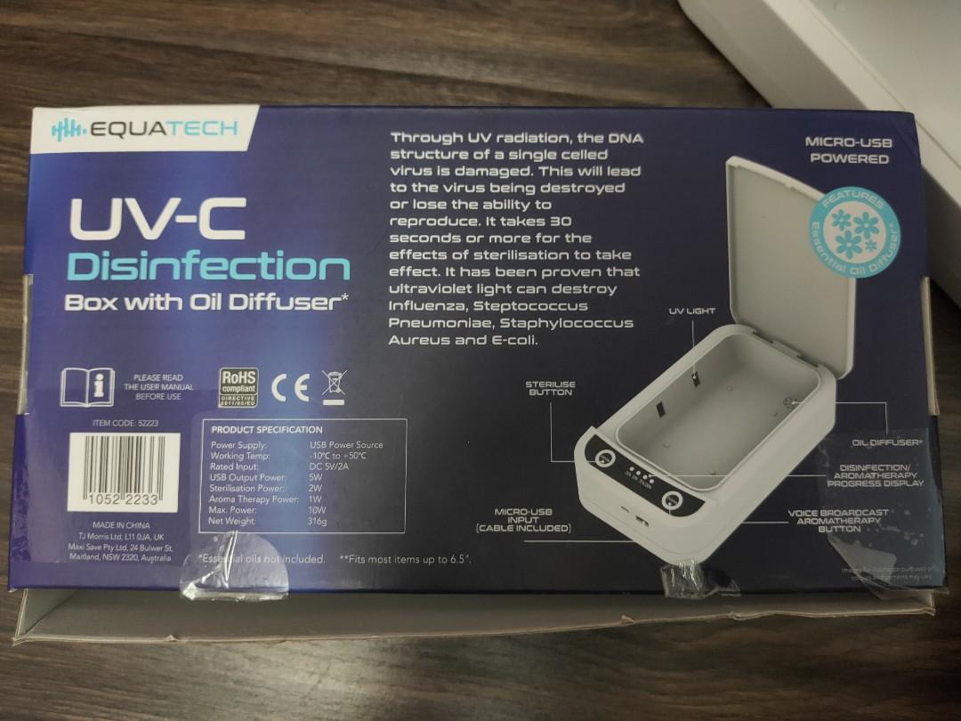 Equatech UV disinfection Portable Box, Mobile Phones & Gadgets, Other ...