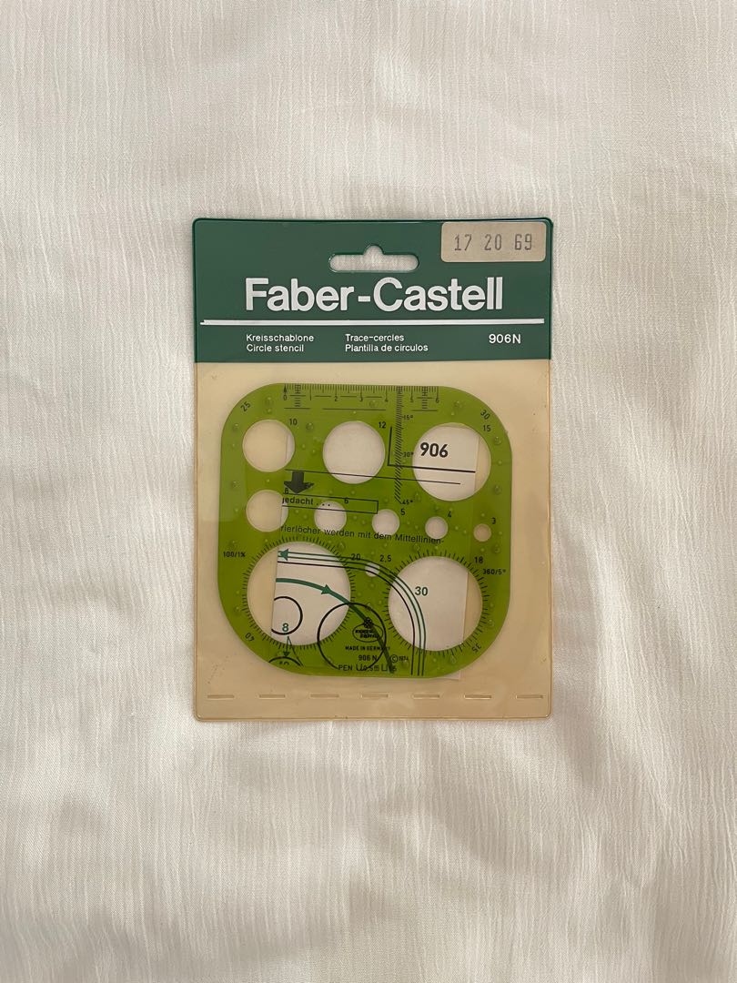 Faber Castell Circle Stencil, Hobbies & Toys, Stationary & Craft ...