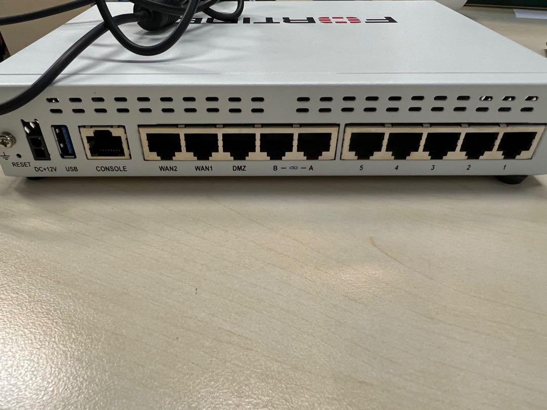 Fortigate 60F VPN firewall router, 電腦＆科技, 電腦周邊及配件, Wifi及上網相關產品 - Carousell
