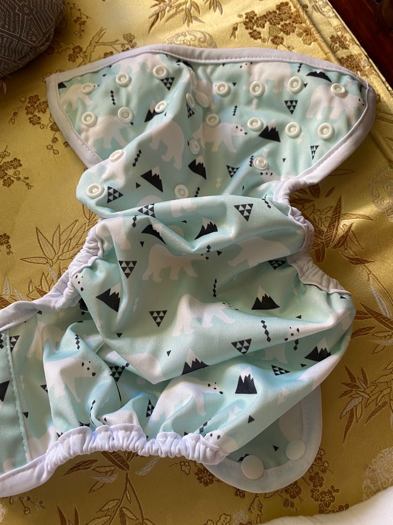 Free cloth diaper cover and fastener, Babies & Kids, Bathing & Changing ...