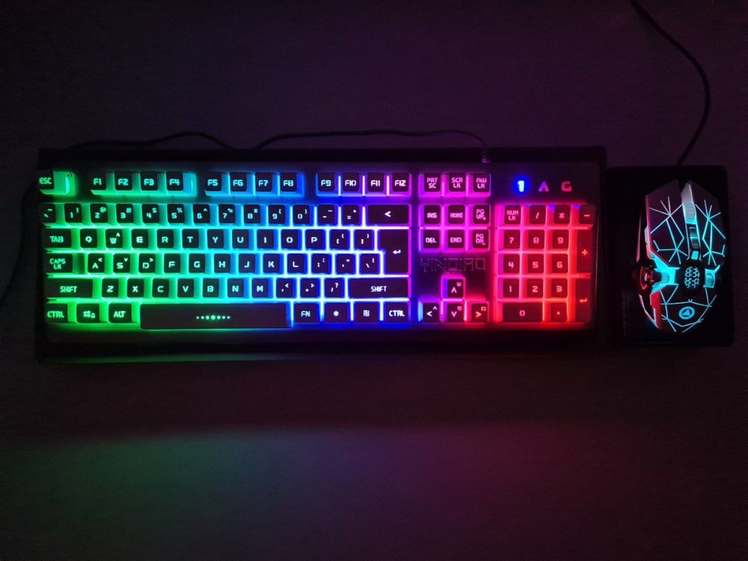 Gaming LED RGB Keyboard Set, Computers & Tech, Parts & Accessories ...