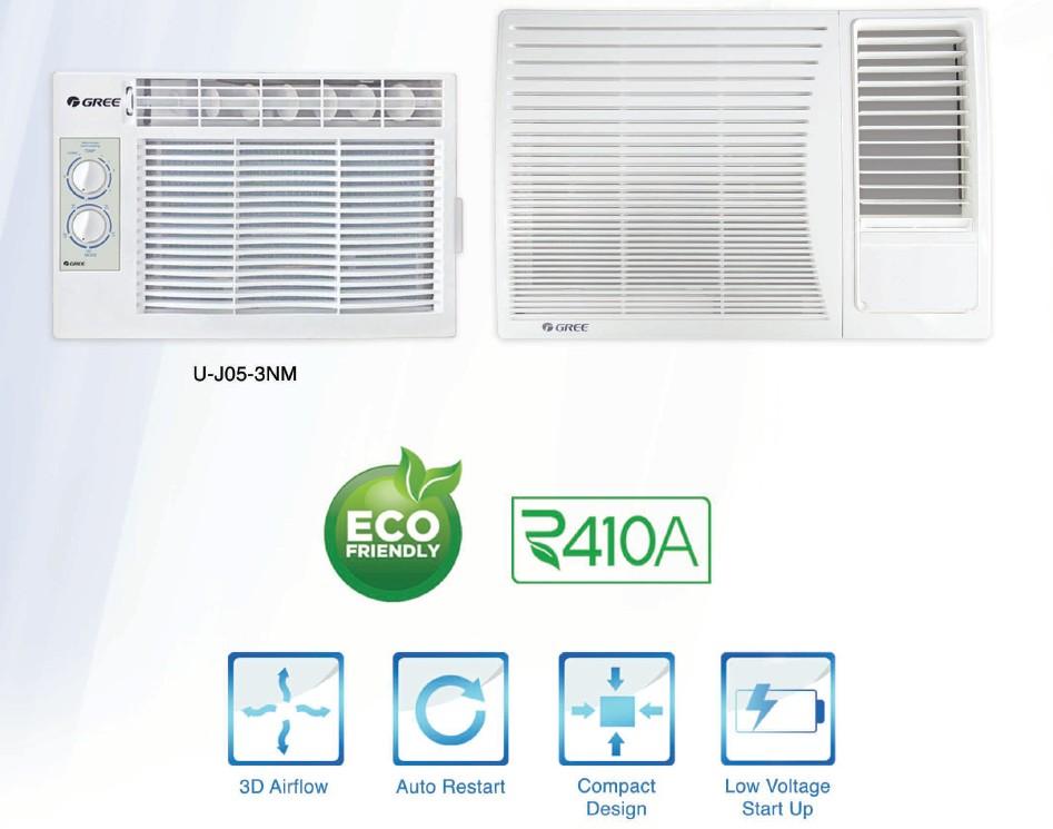 GREE WINDOW TYPE NON-INVERTER, TV & Home Appliances, Air Conditioning ...
