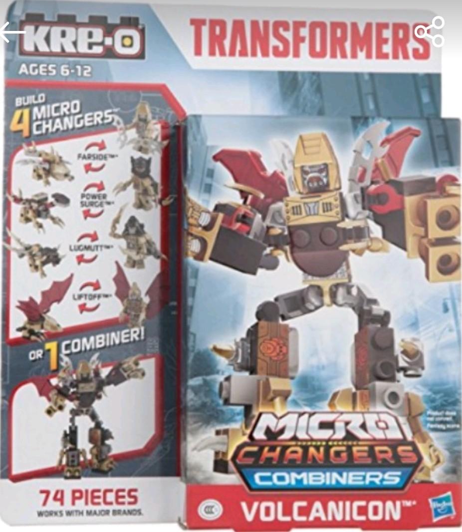 Hasbro KreO Transformers MicroChangers - Volcanicon, Hobbies & Toys ...