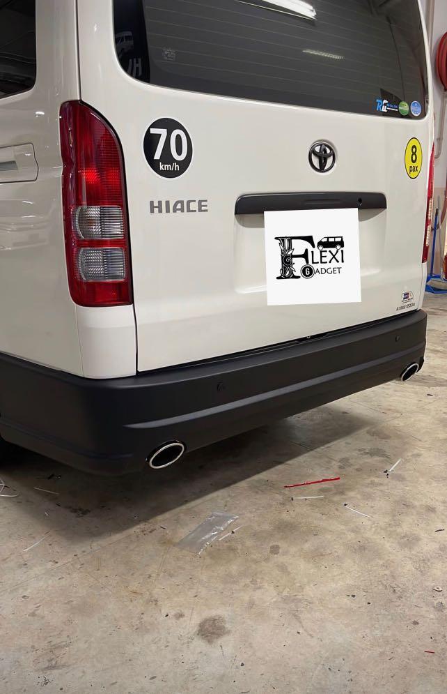 Hiace Rear Bumper Lip / Toyota Hiace Side Skirt / Hiace Accessories ...