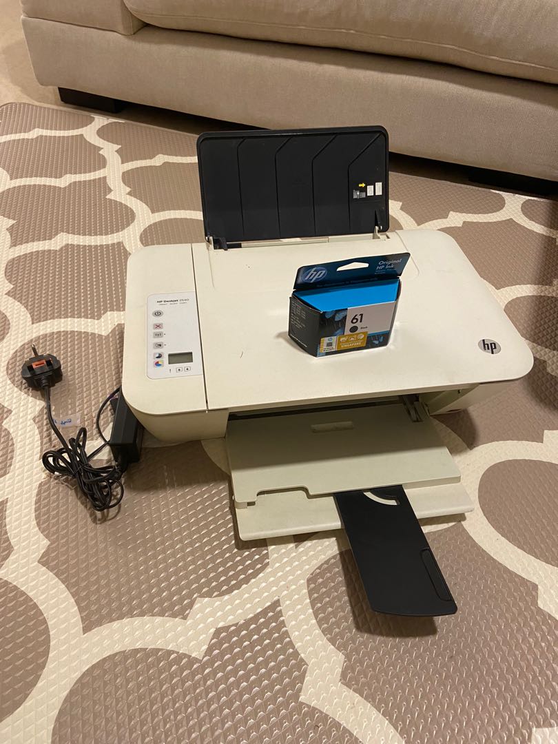 HP Deskjet 2540 + Black Ink, Computers & Tech, Printers, Scanners ...