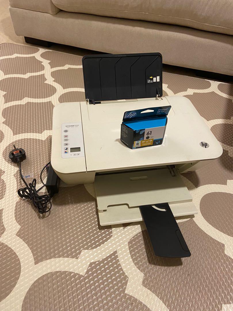 HP Deskjet 2540 + Black Ink, Computers & Tech, Printers, Scanners ...