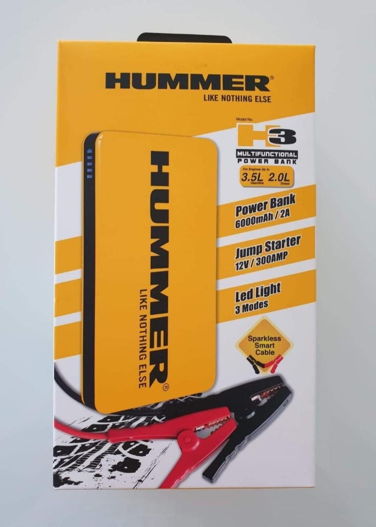 HUMMER Multi Functional Powerbank Jump Starter H3, Car Accessories, Car ...