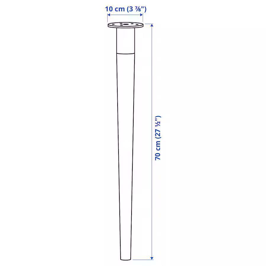 IKEA White LINNMON with HILVER leg set, Furniture & Home Living ...