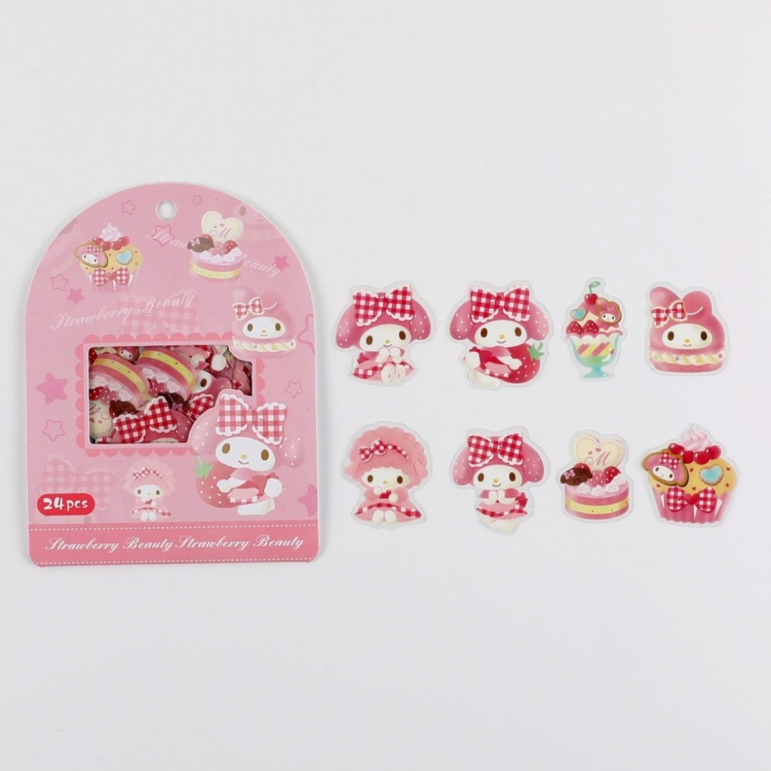 INSTOCK Sanrio Stickers (24 Pcs Per Pack), Hobbies & Toys, Stationery ...