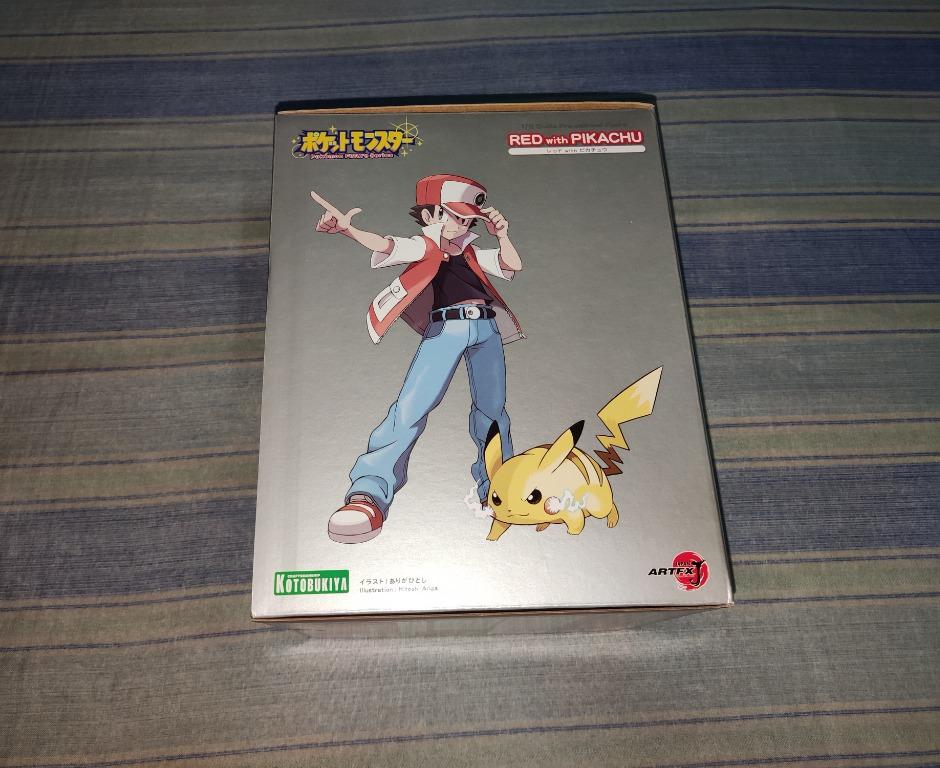 Kotobukiya Pokemon Red with Pikachu ArtFX J 1/8 Scale Figure 1st ...