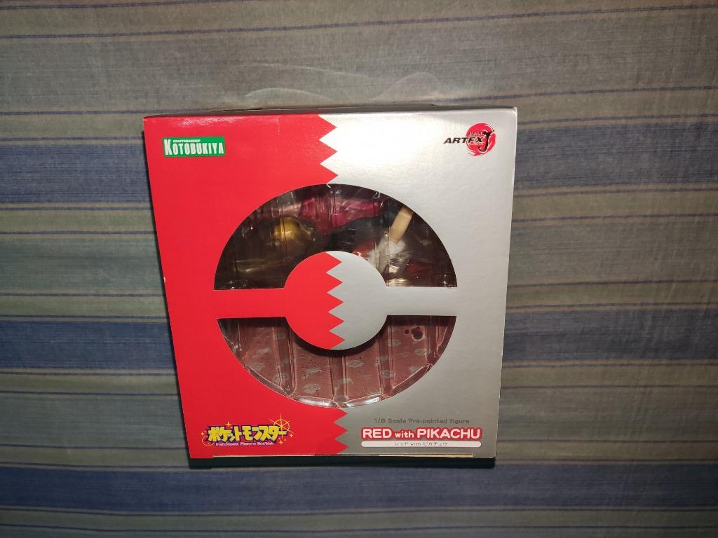 Kotobukiya Pokemon Red with Pikachu ArtFX J 1/8 Scale Figure 1st ...