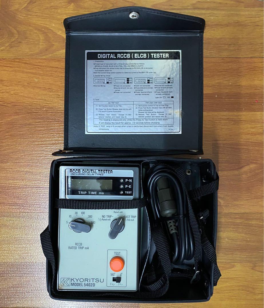 Kyoritsu Digital RCCB Tester (Made in Japan), Services, Home Services ...