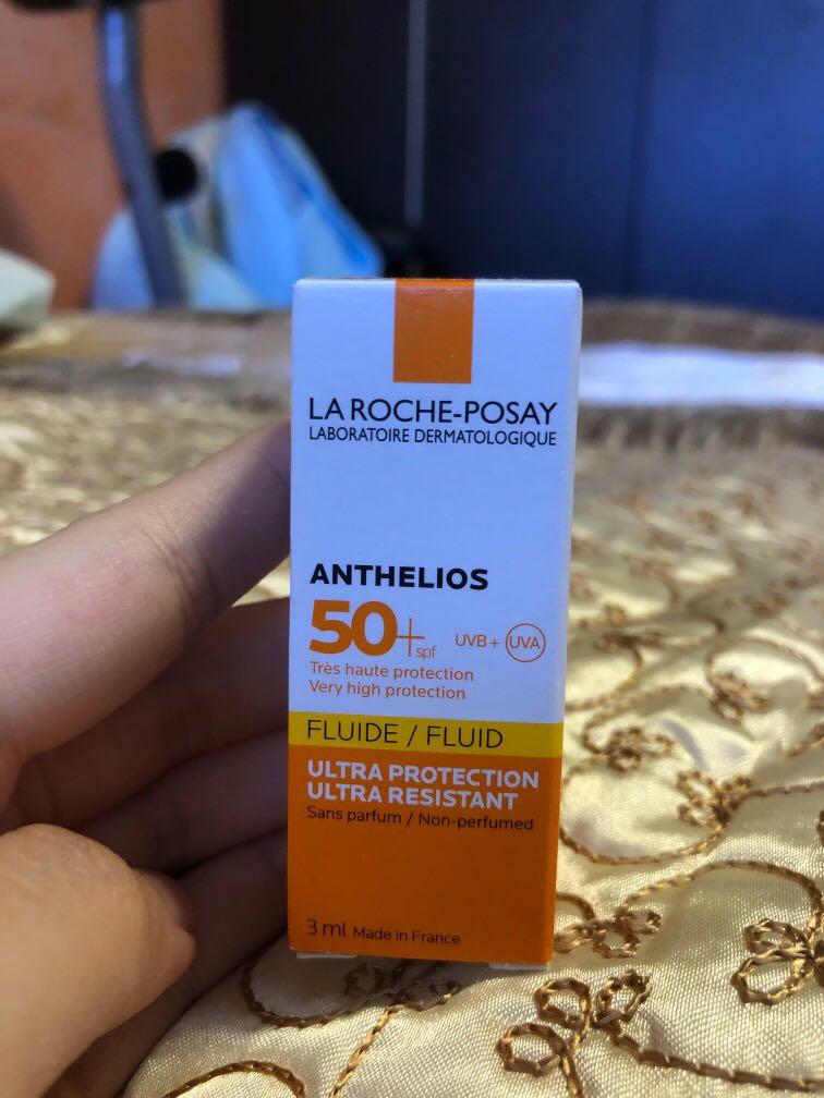 La roche posay LRP sunscreen sample 3ml, Beauty & Personal Care, Face ...