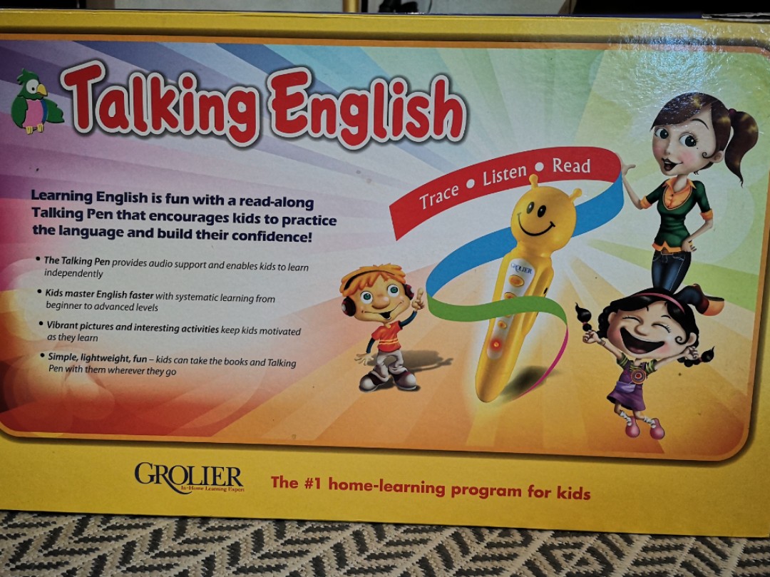 Grolier // Talking English // Learning kit // Preschoolers to Lower ...