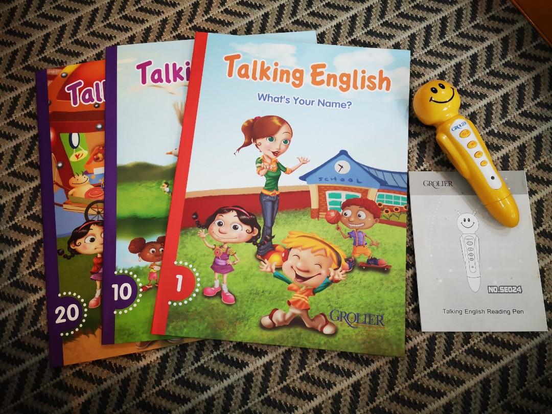 Grolier // Talking English // Learning kit // Preschoolers to Lower ...