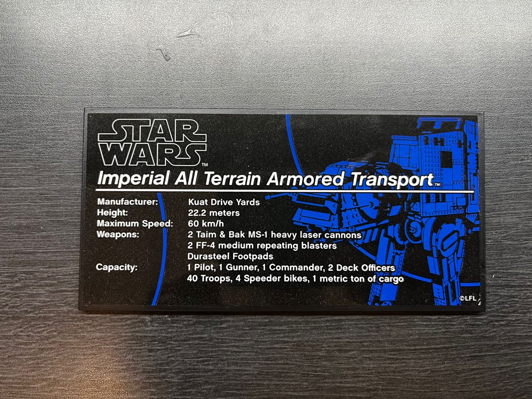 LEGO UCS AT AT, Hobbies & Toys, Toys & Games on Carousell