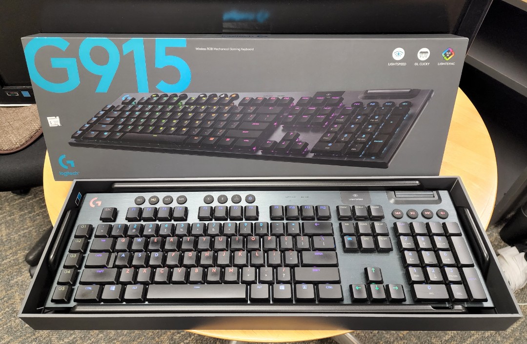 Logitech G915 RGB wireless Lightspeed Keyboard, Computers & Tech, Parts ...