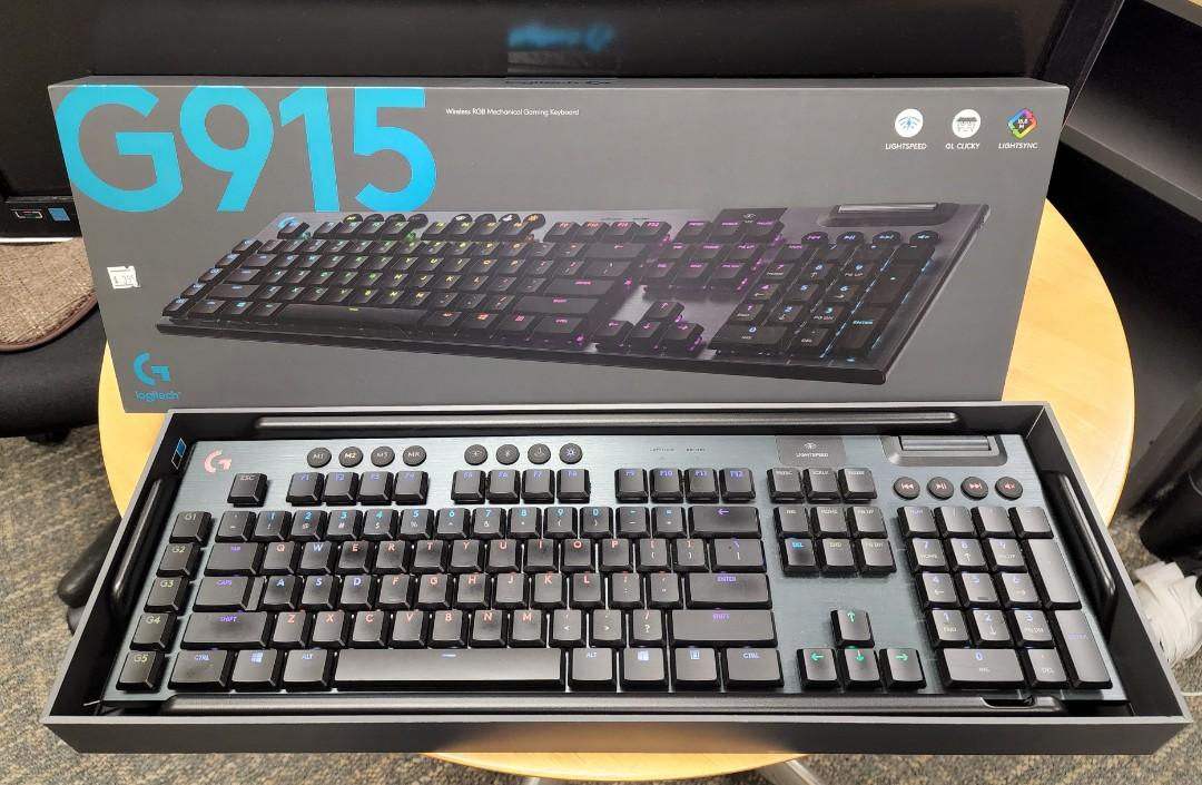 Logitech G915 RGB wireless Lightspeed Keyboard, Computers & Tech, Parts ...