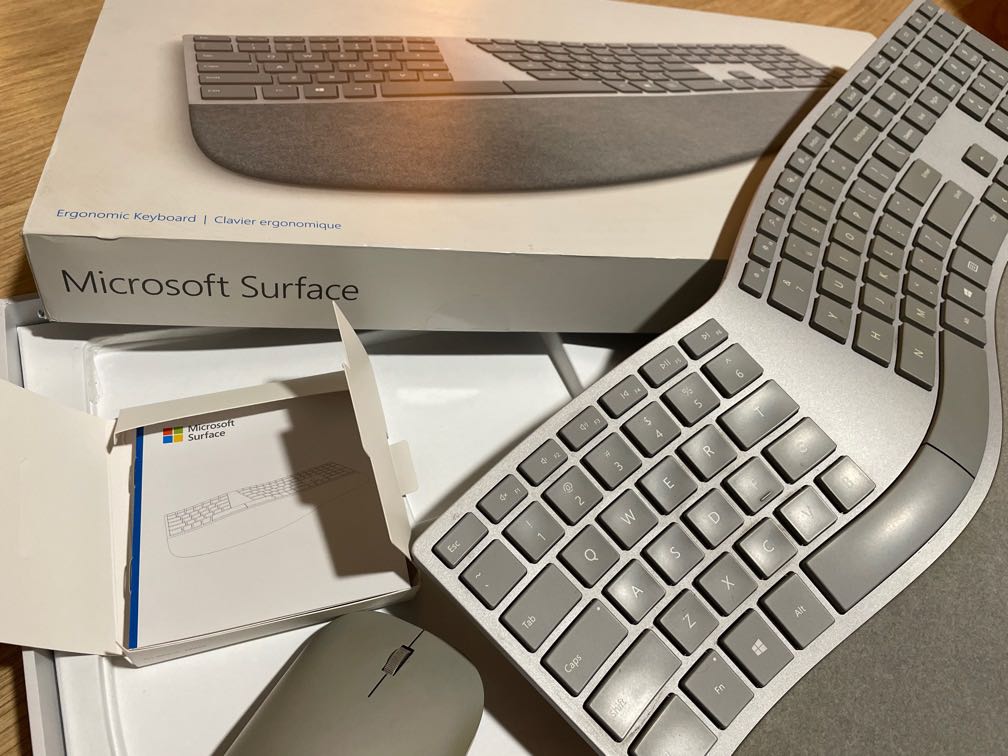 Microsoft Surface keyboard and mouse, Computers & Tech, Parts ...