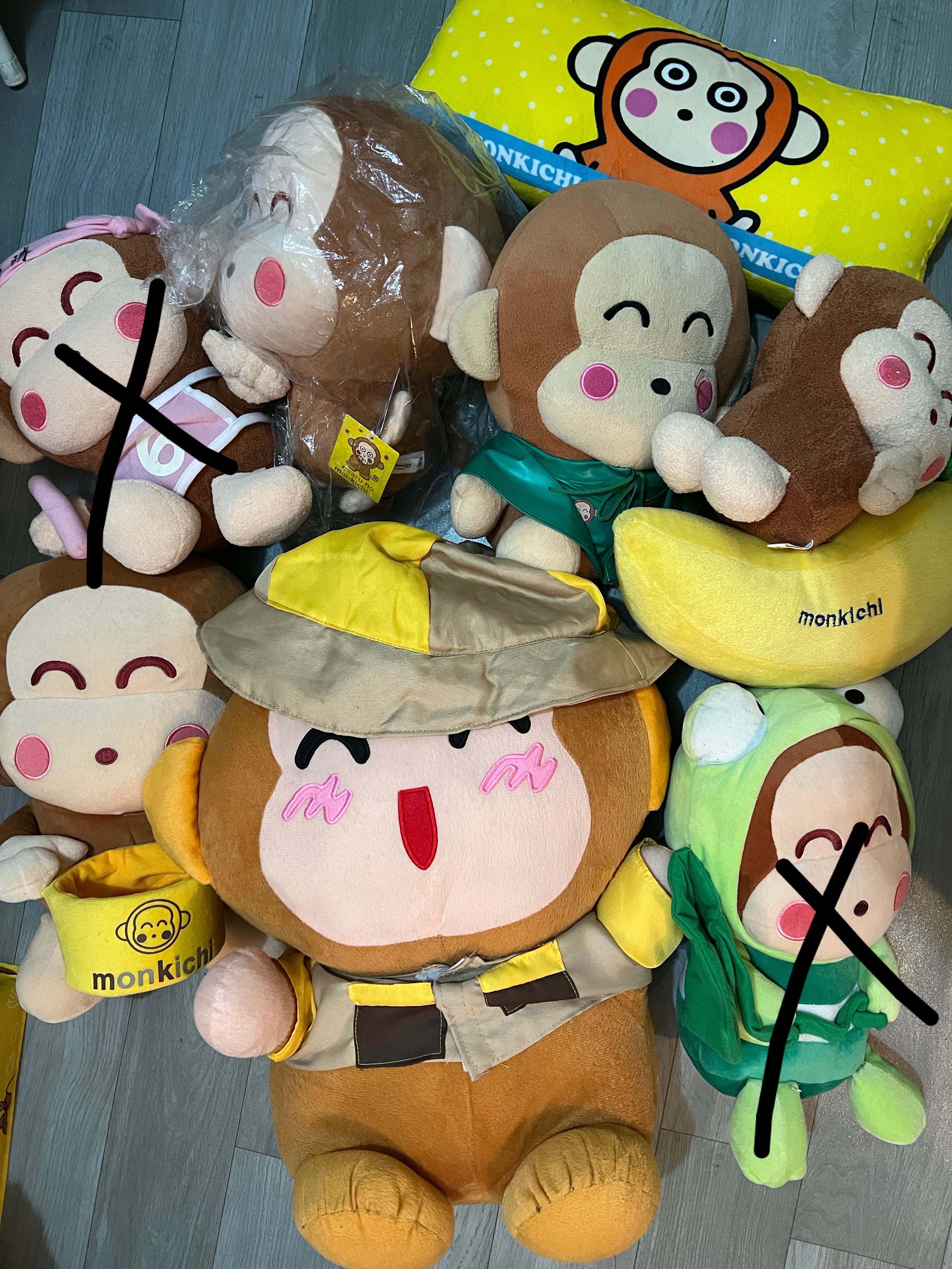 Monkichi馬騮仔公仔, 興趣及遊戲, 玩具 & 遊戲類 - Carousell