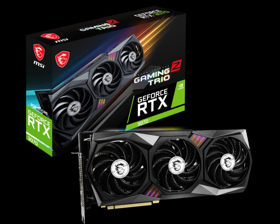 MSI GeForce RTX 3070 GAMING Z TRIO 8G LHR (912-V390-264), Computers & Tech, Parts & Accessories ...
