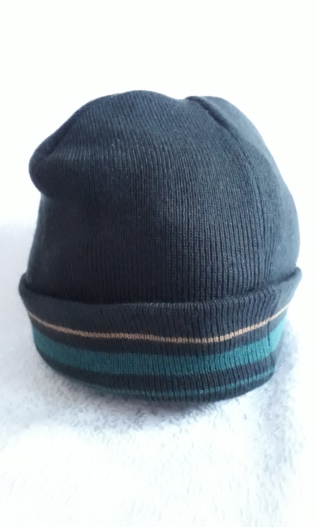 Navy Blue Knitted Beenie, Men's Fashion, Watches & Accessories, Caps ...